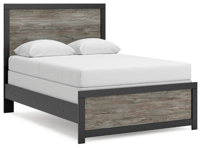 Click here for Jonnifer Full Panel Bed  Black/Gray prices