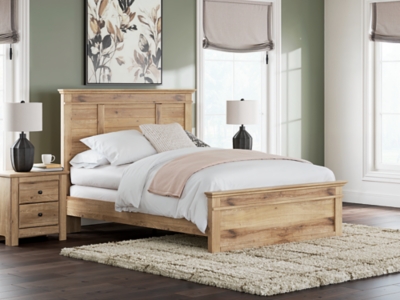 Click here for Fenderport Queen Panel Bed  Tan prices