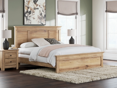 Click here for Fenderport King Panel Bed  Tan prices