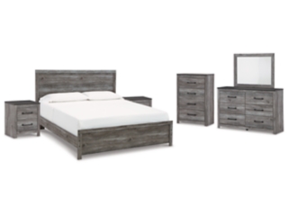 Caitbrook King Storage Bed with 8 Storage Drawers with Dresser Ashley