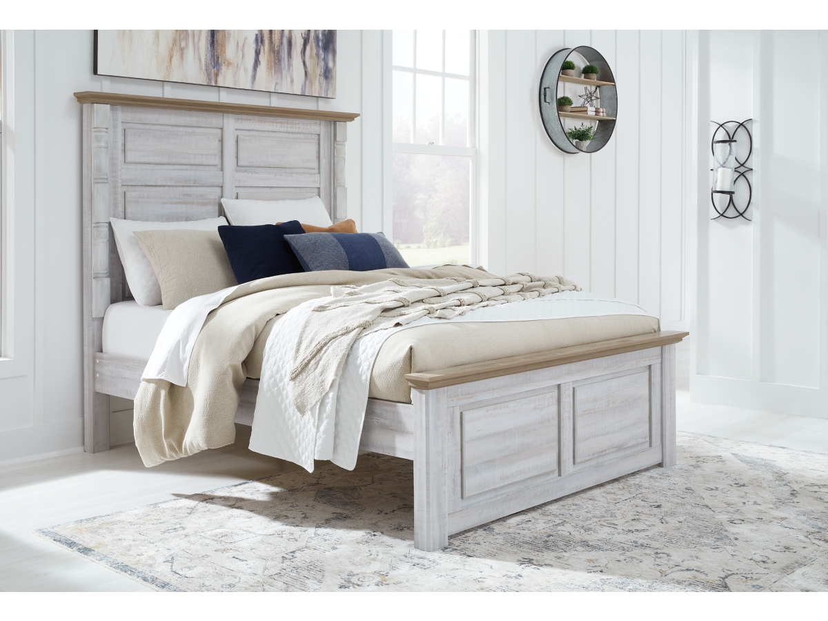 Ashley farmhouse bed store