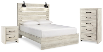 Click here for Cambeck Queen Panel Bed with Chest and Nightstand... prices