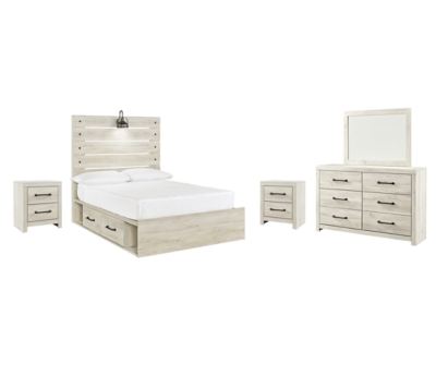 Click here for Cambeck Full Panel Bed with 2 Storage Drawers with... prices