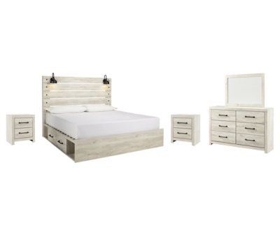 Click here for Cambeck King Panel Bed with 2 Storage Drawers with... prices