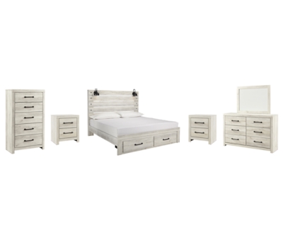 Click here for Cambeck King Panel Bed with 2 Storage Drawers with... prices