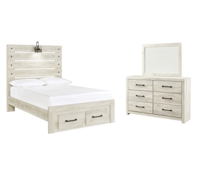 Click here for Cambeck Full Panel Bed with 2 Storage Drawers with... prices
