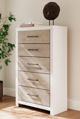Click here for Charbitt 5 Drawer Chest of Drawers  Two-tone prices