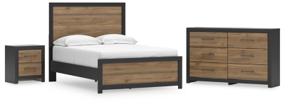 Vertani Full Panel Bed with Dresser and Nightstand | Ashley