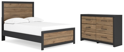 Vertani Full Panel Bed with Dresser | Ashley