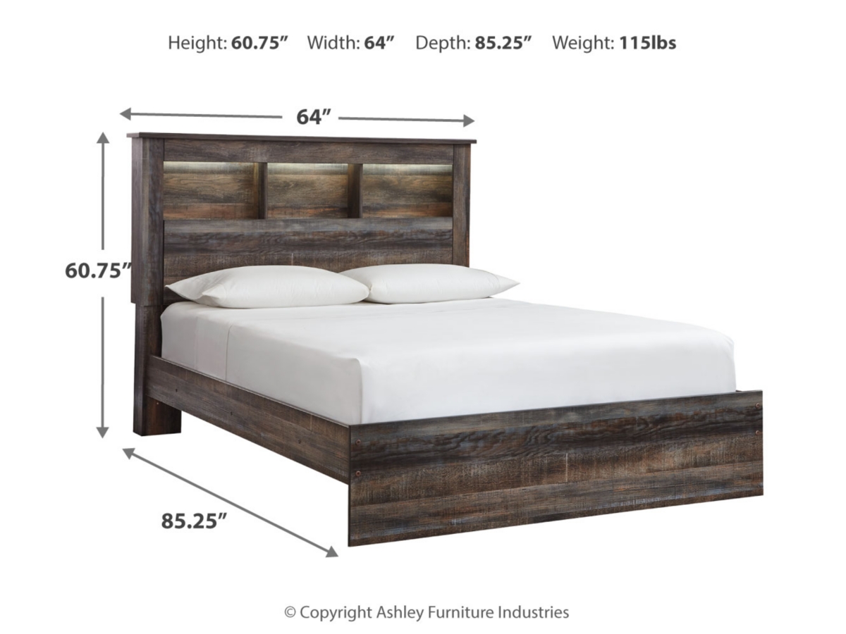 Drystan Queen Bookcase Bed Ashley