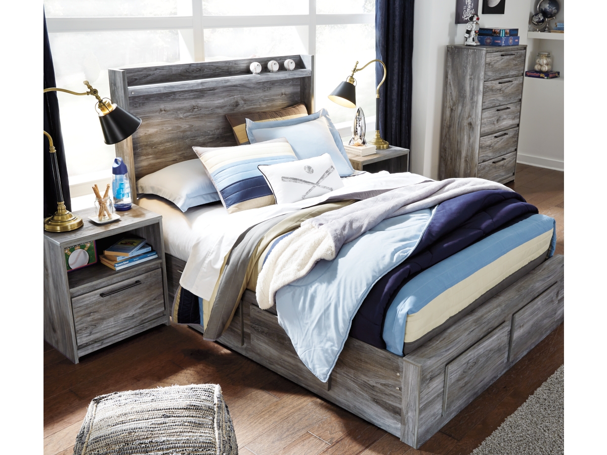 Baystorm Full Panel Bed with 6 Storage Drawers Ashley