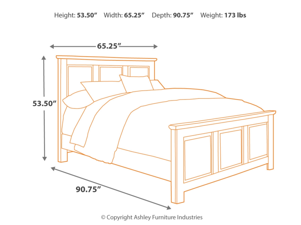 Blaneville Queen Panel Bed with 2 Storage Drawers Ashley