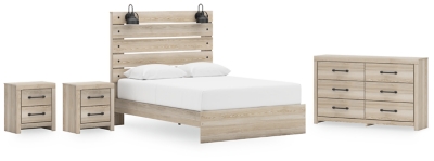 Click here for Senbry Queen Panel Bed with Dresser and 2 Nightsta... prices
