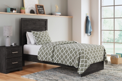 Click here for Belachime Panel Bed  Charcoal prices