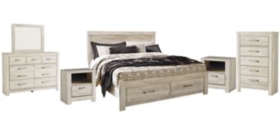 Click here for Bellaby King Platform Bed with 2 Storage Drawers w... prices