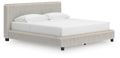 Click here for Birmonton California King Upholstered Bed  White prices