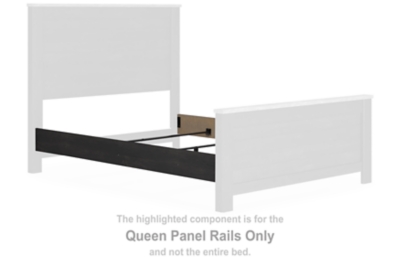 Nanforth Queen Panel Rails | Ashley