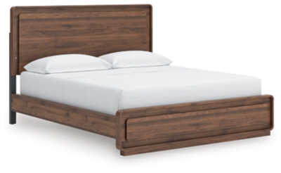 Click here for Hollinaze California King Panel Bed  Walnut Brown prices