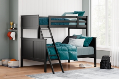 Click here for Nextonfort Twin over Full Bunk Bed  Black prices