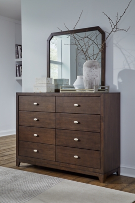 Click here for Tandisport 8 Drawer Dresser and Mirror  Dark Brown prices