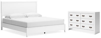 Click here for Binterglen California King Panel Bed with Dresser... prices
