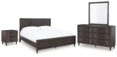 Click here for Urbantrack California King Panel Bed with Mirrored... prices