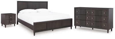 Click here for Urbantrack King Panel Bed with Dresser and Nightst... prices