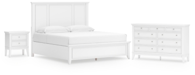 Click here for Trulani King Panel Bed with Dresser and Nightstand... prices
