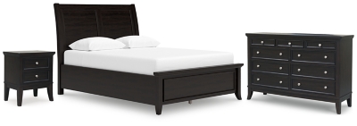 Click here for Bambori Queen Sleigh Bed with Dresser and Nightsta... prices