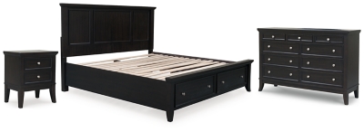 Click here for Bambori California King Panel Storage Bed with Dre... prices