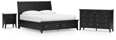 Click here for Bambori California King Sleigh Storage Bed with Dr... prices