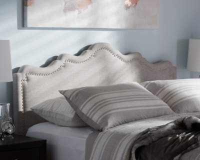 Click here for Nadeen Upholstered Headboard  Gray/Beige prices