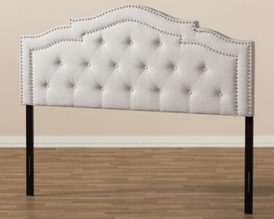 Edith Scalloped Upholstered Headboard | Ashley