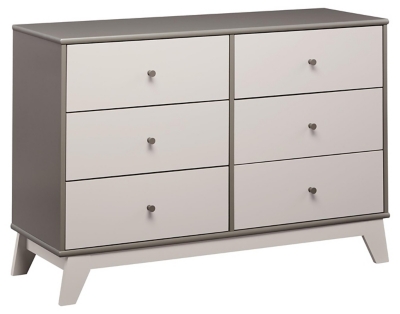 6 Drawer Rowan Valley Flint Dresser | Ashley