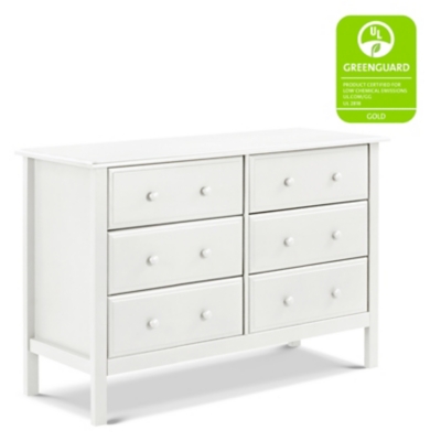 Click here for Davinci Jayden 6 Drawer Double Wide Dresser  White prices