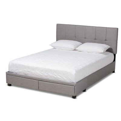 Netti Upholstered 2-Drawer Platform Storage Bed | Ashley