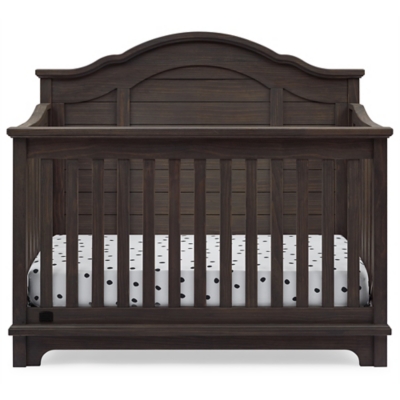 Delta Children Asher 6-in-1 Convertible Crib with Toddler Rail | Ashley
