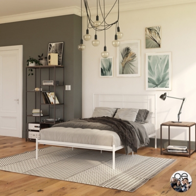 Click here for Atwater Living Coralie Full Metal Bed  White prices