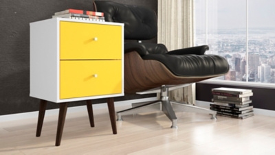 Click here for Liberty 2 Drawer Nightstand  White/Yellow prices