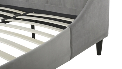 Click here for Aspen Vertical Tufted Modern Platform Bed  Opal Gr... prices