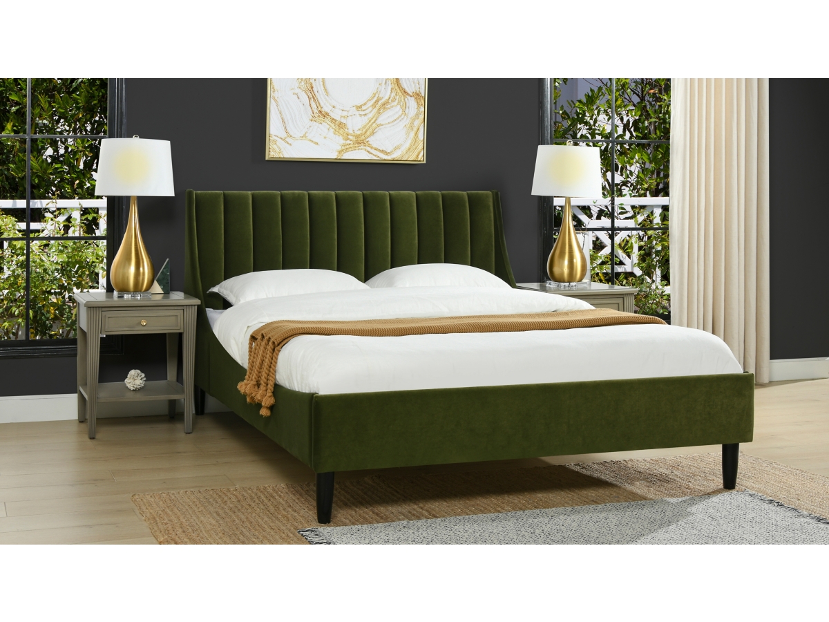 Aspen upholstered platform bed store
