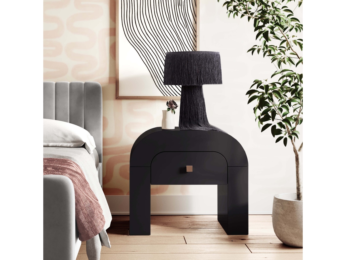 Black nightstand ashley furniture store
