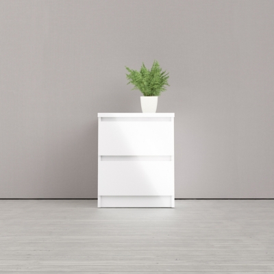 Click here for Scottsdale 2 Drawer Nightstand  White prices