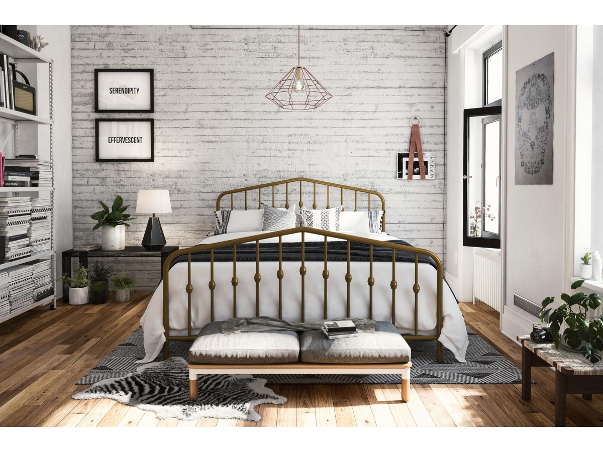 Ashley metal bed store