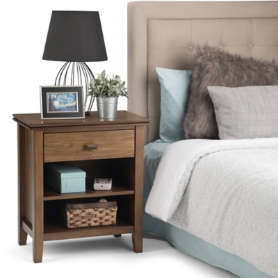 Click here for Simpli Home Artisan 24 1 Drawer Nightstand  Rustic... prices