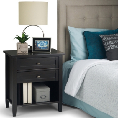 Click here for Warm Shaker Nightstand  Brown/Beige prices
