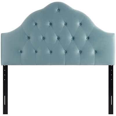 Sovereign Queen Diamond Tufted Velvet Headboard Ashley