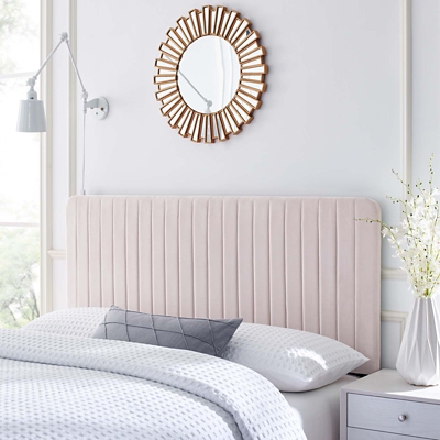 Click here for Milenna King and California King Tufted Velvet Hea... prices