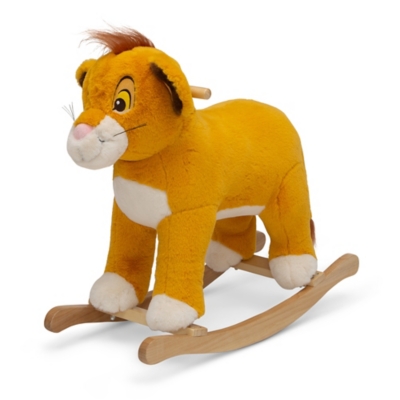 Delta Children The Lion King Simba Plush Rocking Horse | Ashley