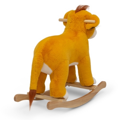 Delta Children The Lion King Simba Plush Rocking Horse | Ashley